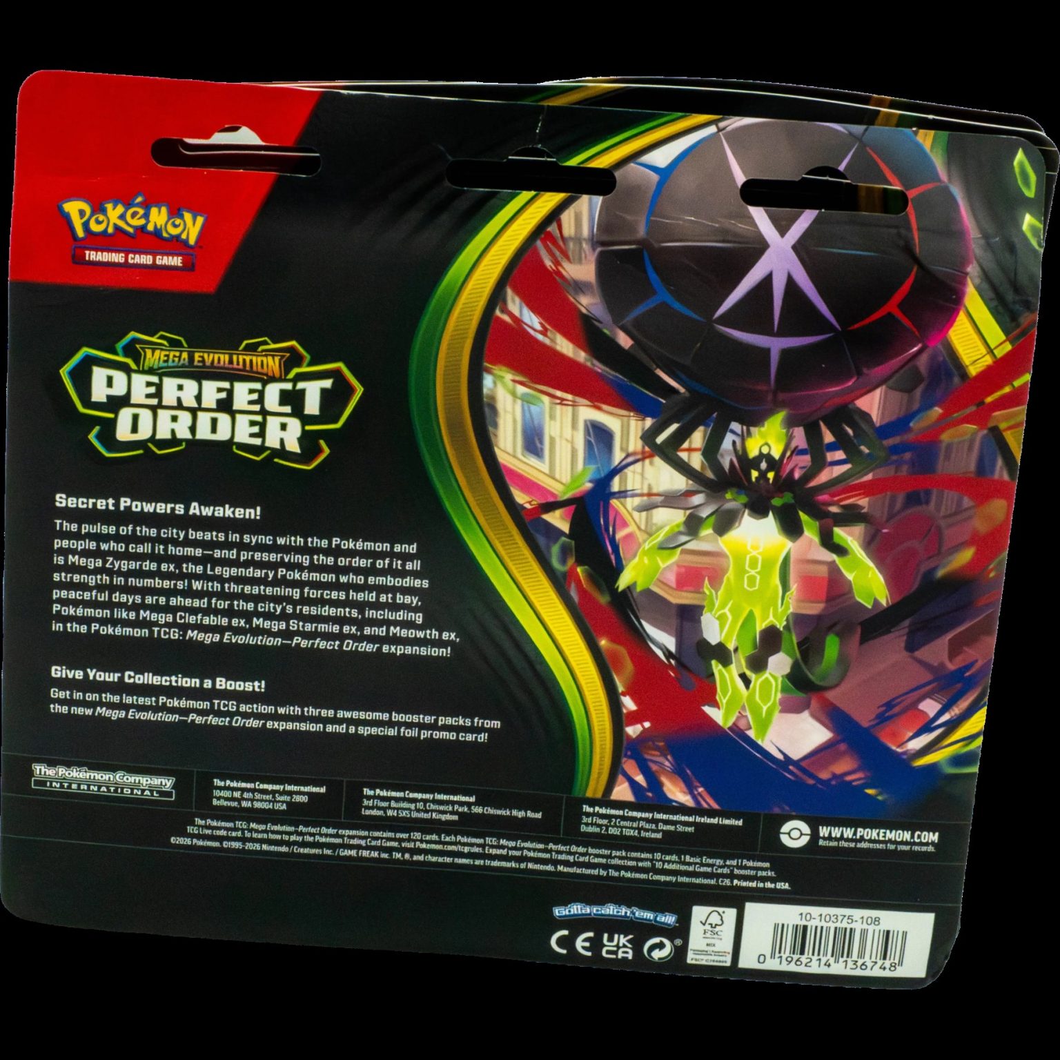 POKEMON ME03 PERFECT ORDER 3-PACK BLISTER – The Art Of Cardz